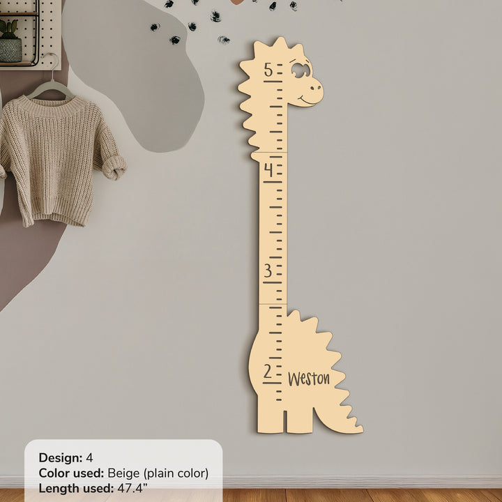 Record Frame Toddmomy Kids Growth Chart Ruler - Hanging Wooden Height ...